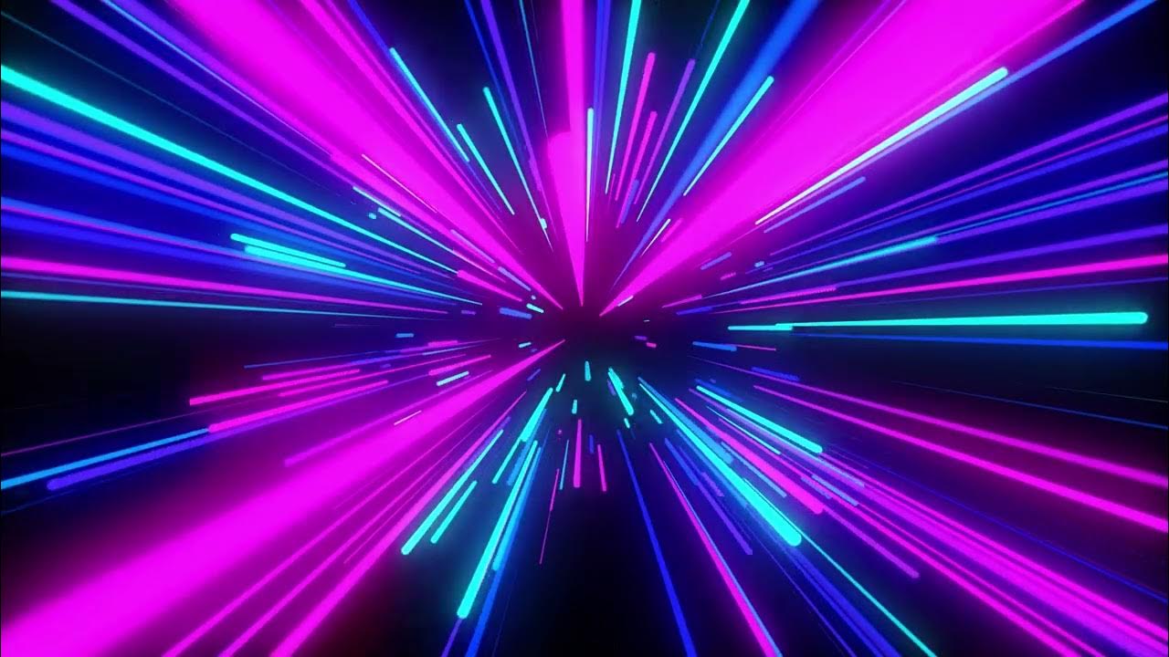 Neon trails explosion abstract motion background / LOOP / 4K - YouTube