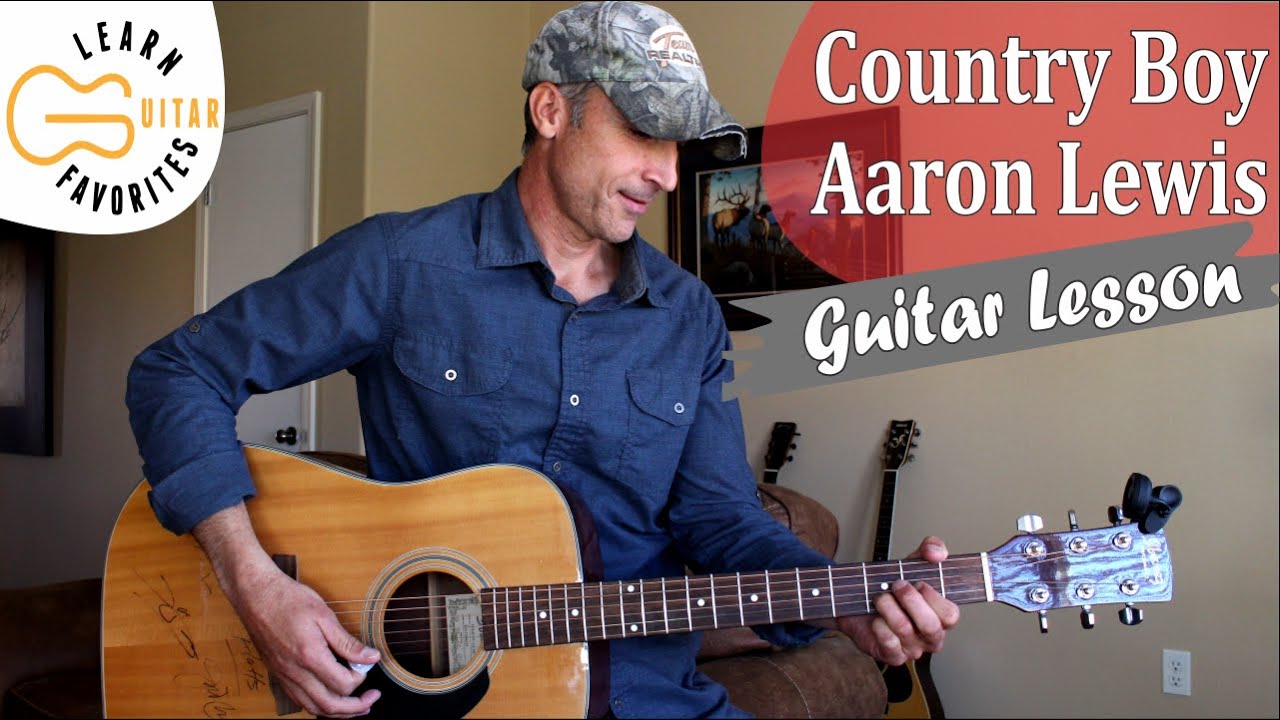 Country Boy - Aaron Lewis - TUNE DOWN 1/2 Step | Guitar Tutorial - YouTube