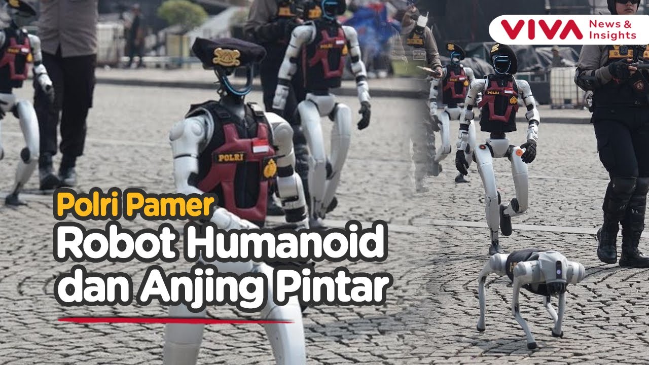 Penampakan Robot Polri Siap Tampil di HUT ke-79 Bhayangkara - YouTube