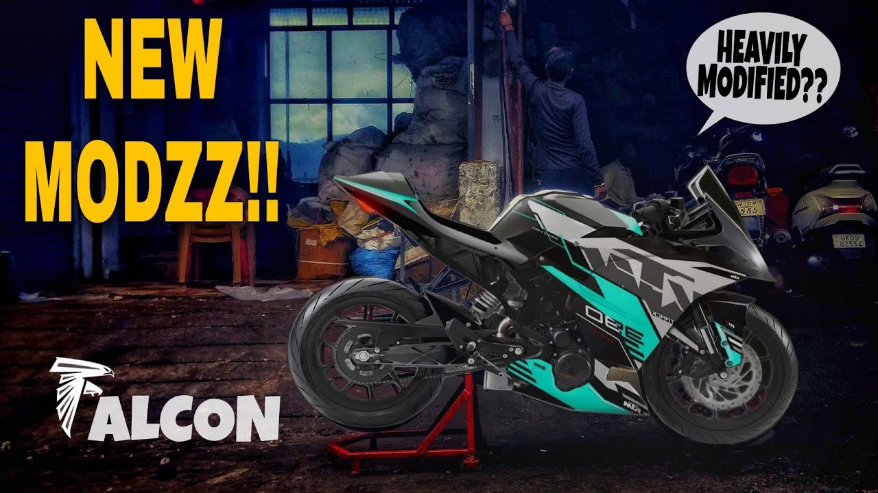 Best Wrap on Ktm Rc 200 | Power Parts | FALCON | MODIFICATIONS #ktm# ...
