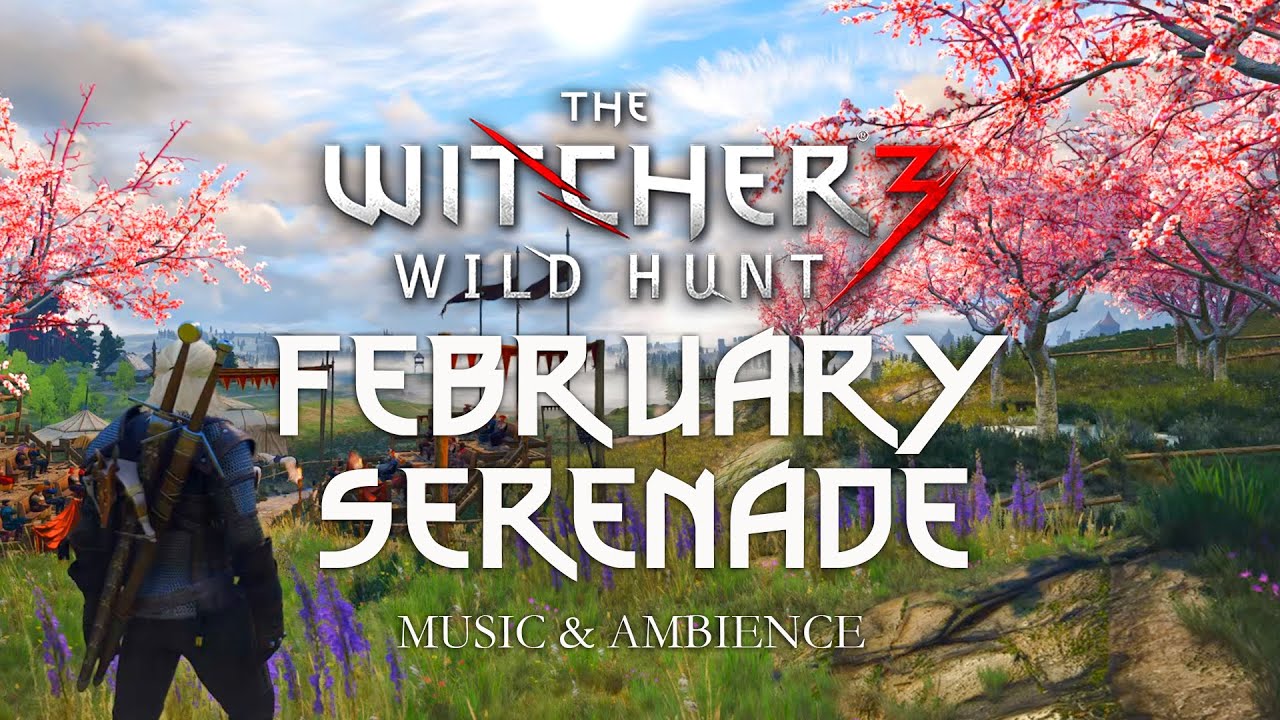 February Serenade in Witcher 3 | Festive & Wintry Ambience | Music and ...