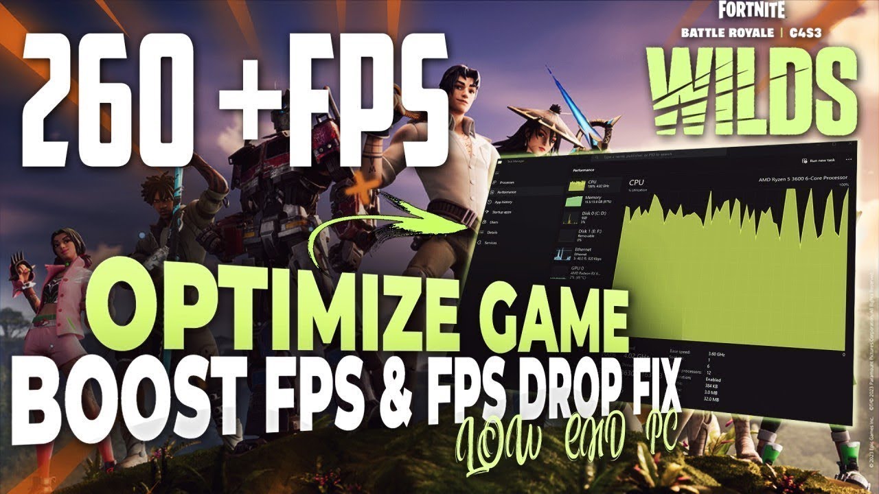 Fortnite Chapter 5 Season 4 FPS Boost Guide Fix FPS Drops & Boost ...