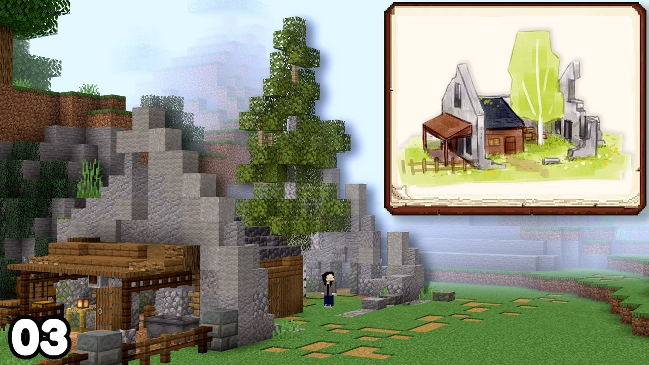 Illustrator Plays Minecraft | Cows and Spiders | Ep 3 - YouTube