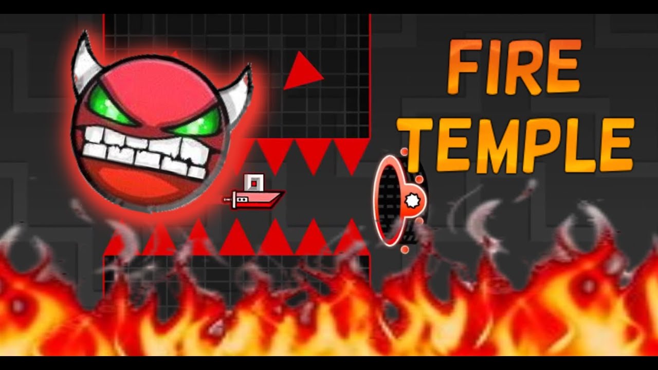 Fire Temple 100% By Michigun | Geometry Dash - YouTube