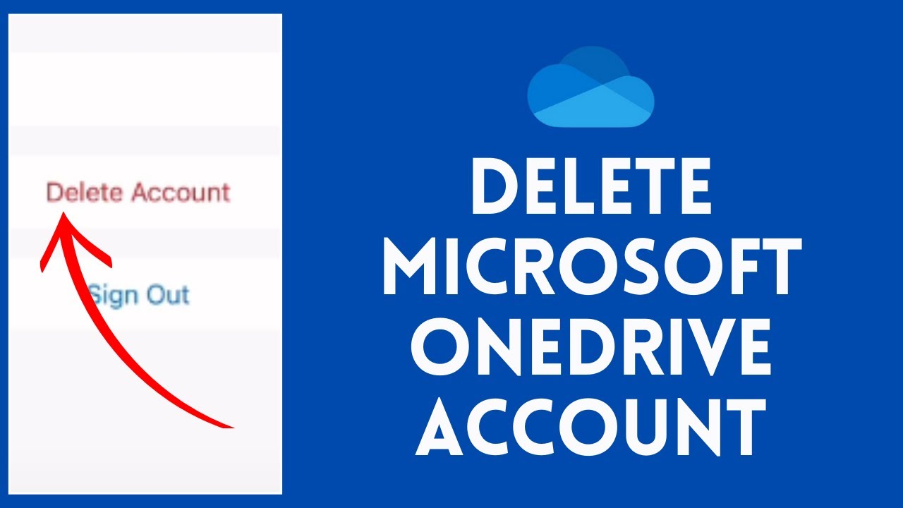 How to Delete Microsoft OneDrive Account 2024? - YouTube