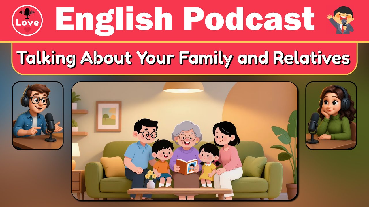 Talking About Your Family: English Speaking Practice for Beginners ...