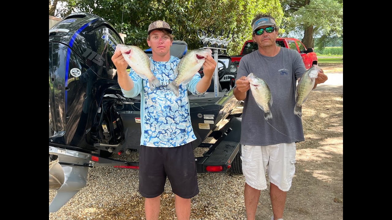 Summer time Crappie fishing (Sardis Lake MS) - YouTube