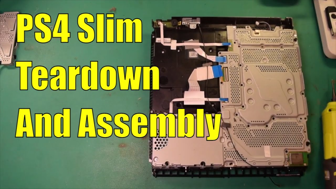 PS4 Slim CUH 2115B Teardown and Assembly 2024 - YouTube