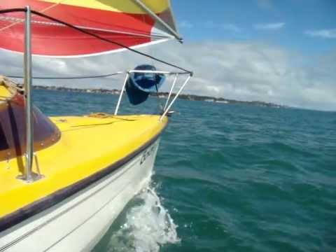 Farr 6000 cruising in Auckland - YouTube