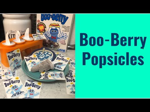 How to make a Boo-Berry popsicle | Simple Halloween Treat - YouTube