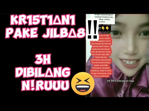 KR15T1∆N1 PAKE JILB∆8 ‼️3H DIBIL∆NG N!RUUU😂#jawabkomenvia viti - YouTube
