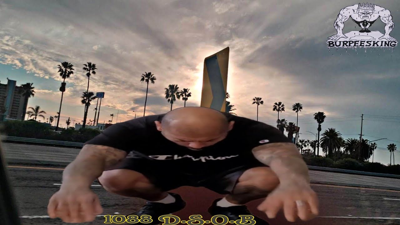 Burpees: 1088 Day's Straight Of Burpees (125 1 Pump Burpees w Rocking ...