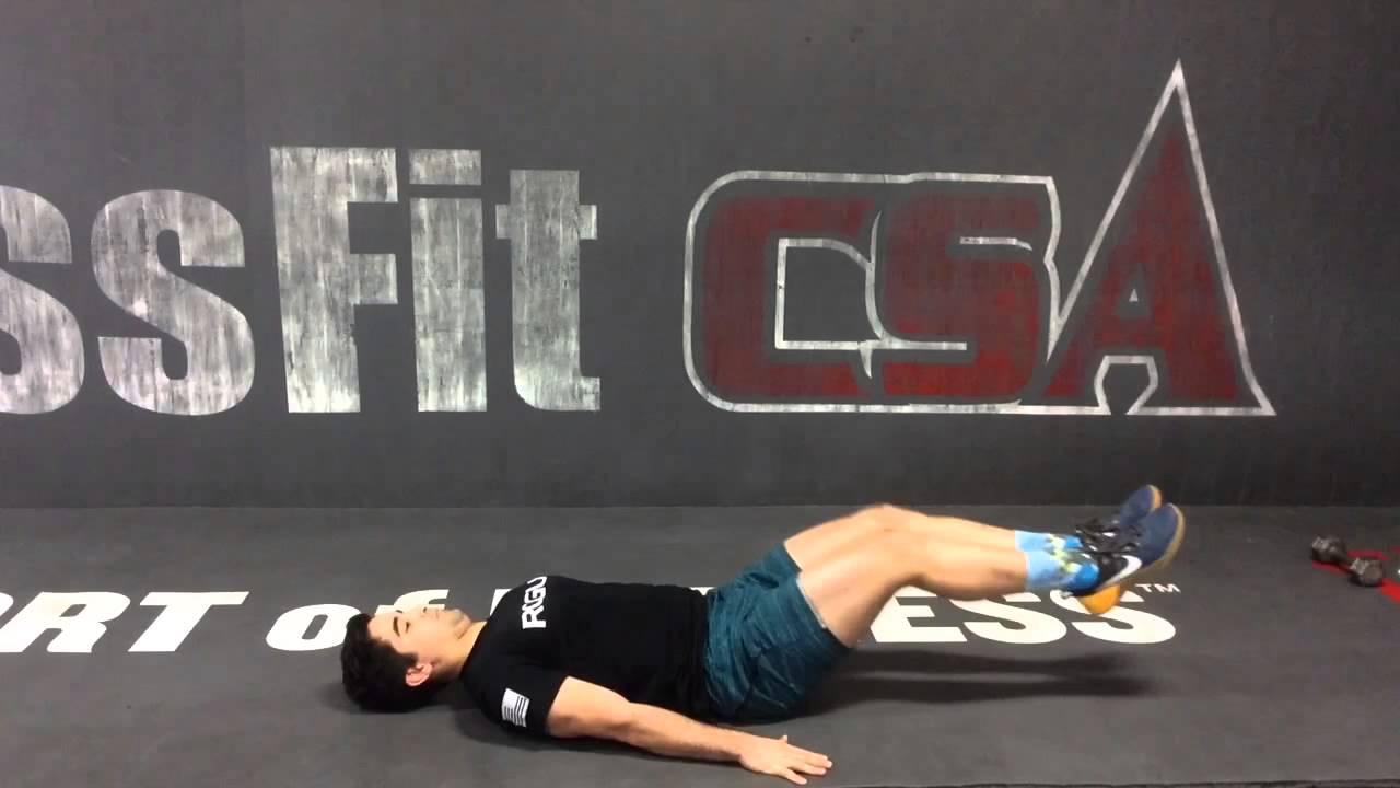 Skill Wod Elements- Double 6 inch leg raise - YouTube