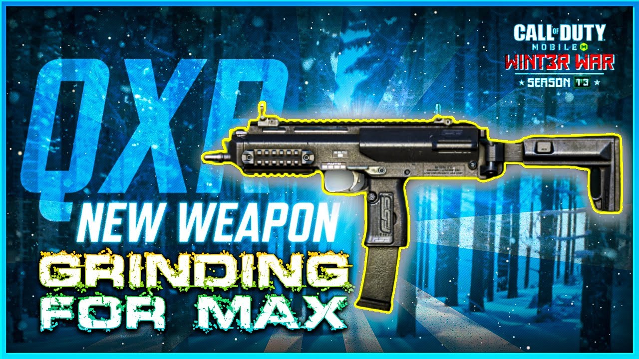 Call of duty mobile!!!!! Rank push with new weapon QXR (MP7) - YouTube