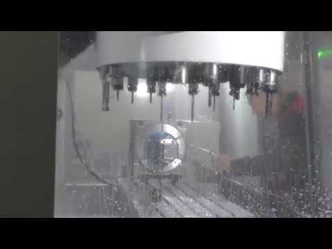 HAAS VF3 4 axes test part deep drill and analising of problem with ...