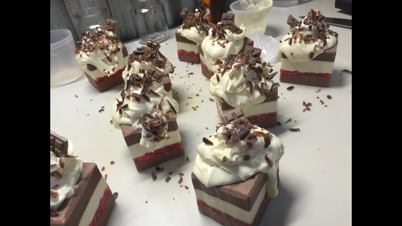 Soap, choclate layered strawberry jam slice - YouTube