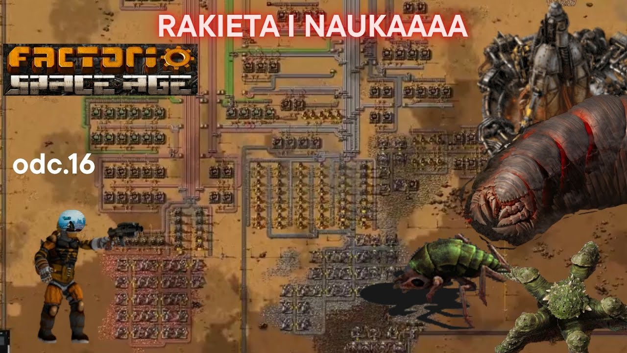 POG VS Factorio Space Age I Silos rakietowy i nauka - YouTube