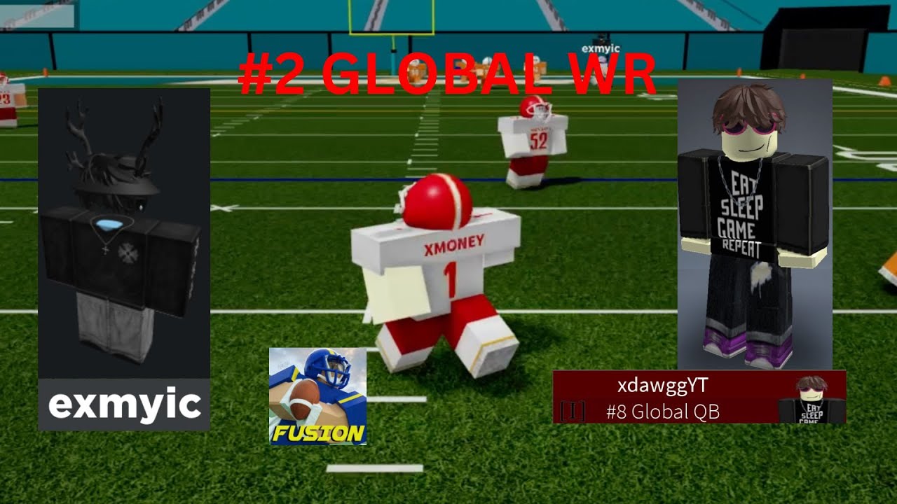 Playing with the #2 GLOBAL WR... | Football Fusion 2 - YouTube