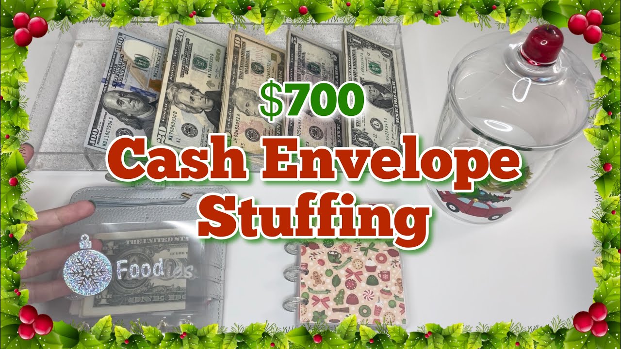 December Cash Envelope Stuffing | SoCal Budgeter | multiple jobs - YouTube