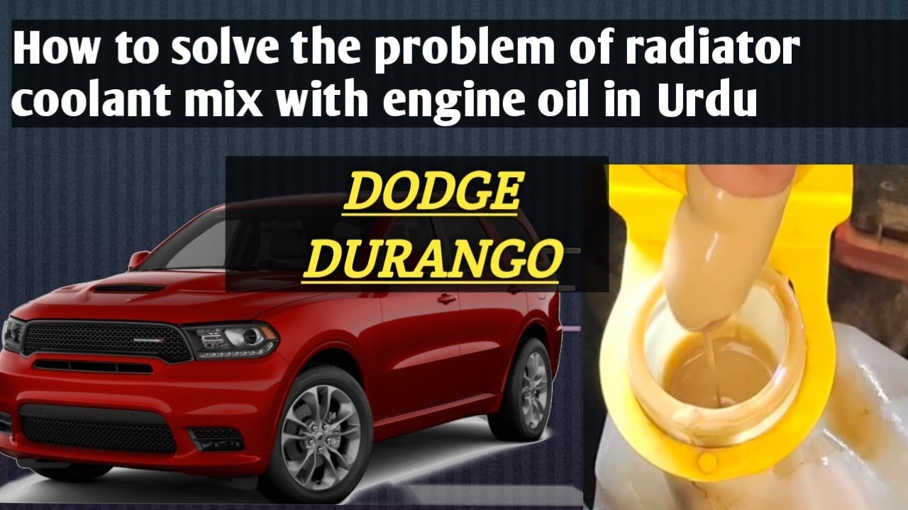 How to solve the problem of radiator coolant mix with engine oil - YouTube