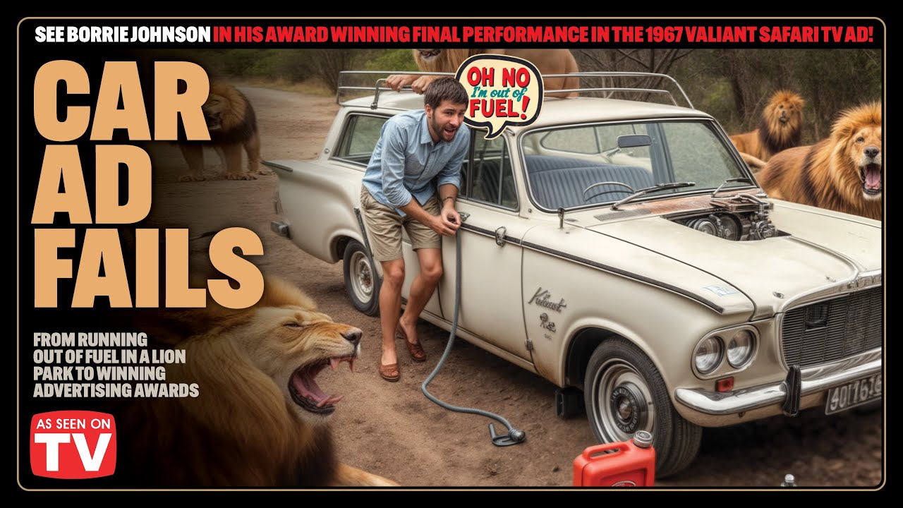 CAR AD FAILS: The making of a Valiant Safari TV commercial. Filmed at ...