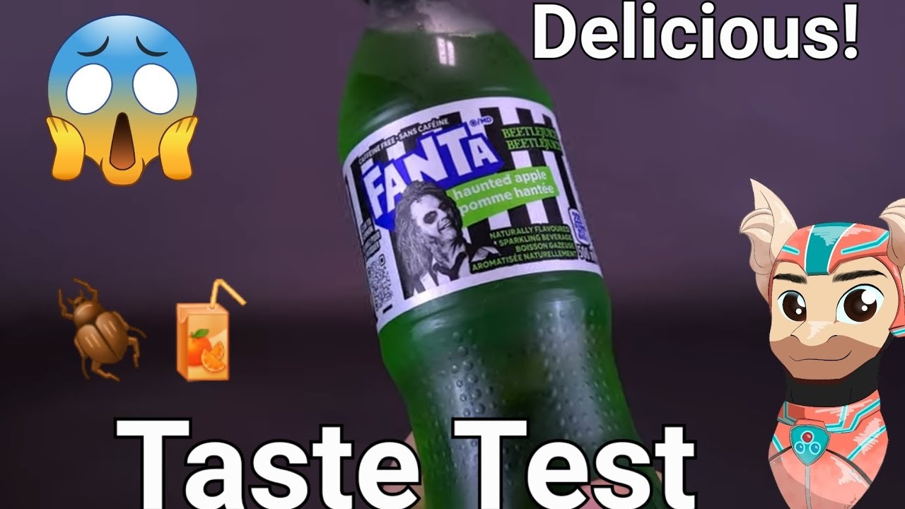 Fanta Haunted Apple Soda Taste Test! - YouTube