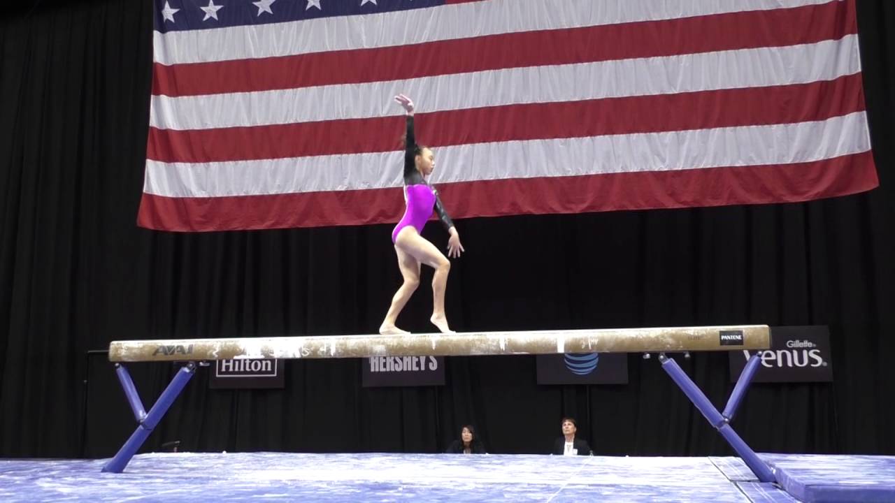 Emily Lee - Balance Beam - 2016 P&G Gymnastics Championships - Jr ...