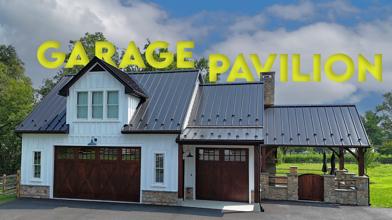 GARAGE with attached PAVILION - YouTube