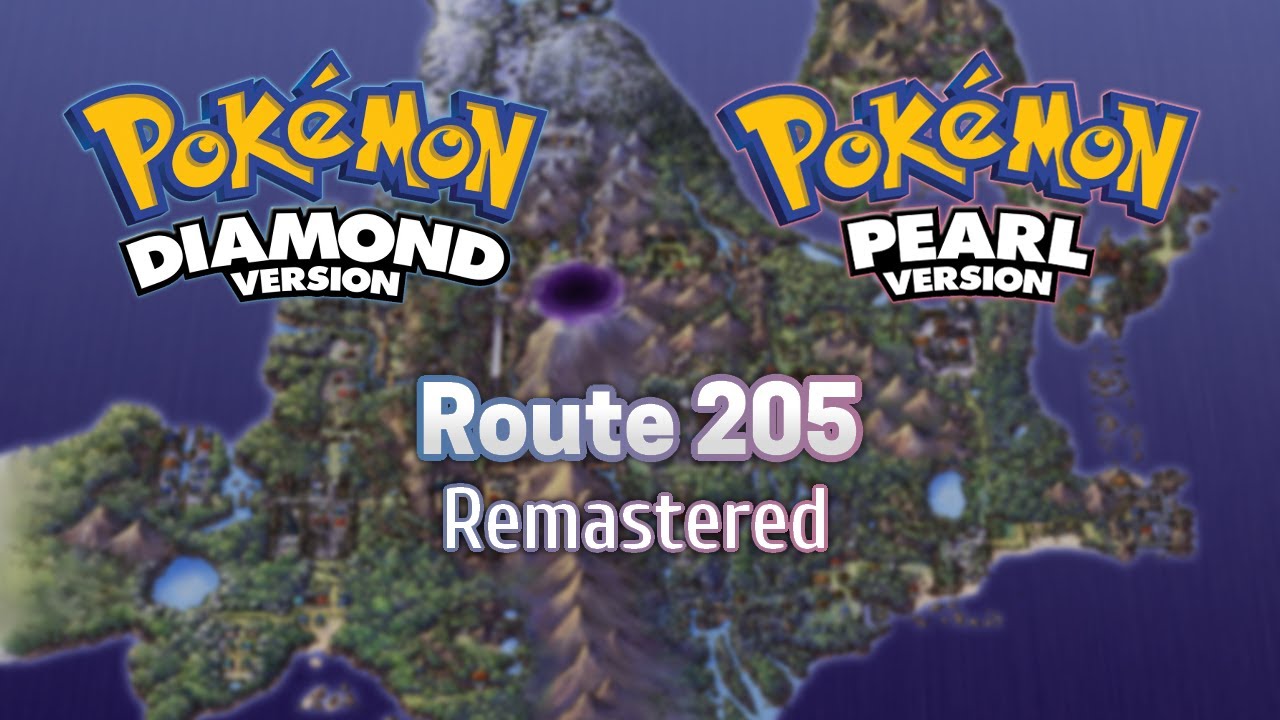 Route 205 - Remastered | Pokémon Diamond, Pearl & Platinum - YouTube