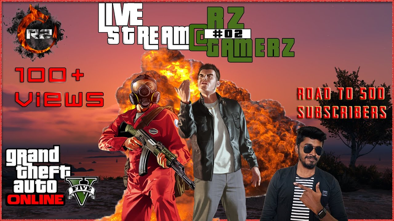 🔴LIVE : GTA 5 ONLINE LIVE STREAM | #02 | FUN GAMEPLAY | தமிழில் | RZ ...