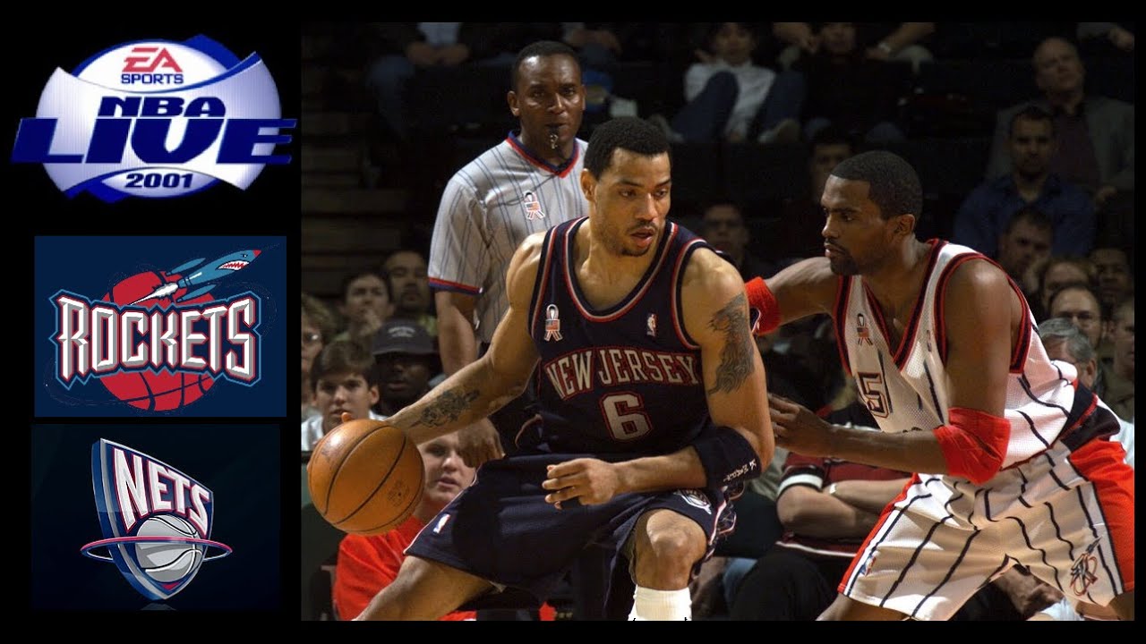 Rockets vs Nets - NBA Live 2001 - YouTube
