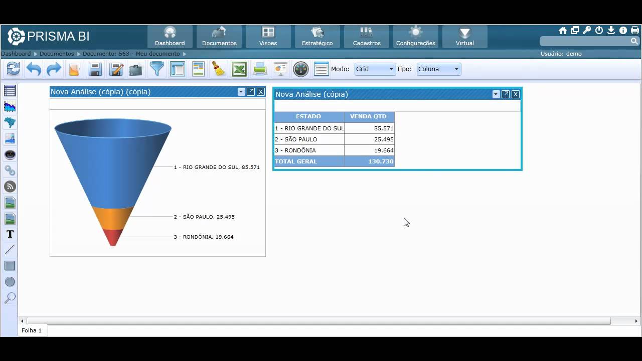 Prisma BI - Criando Meu Dashboard - YouTube