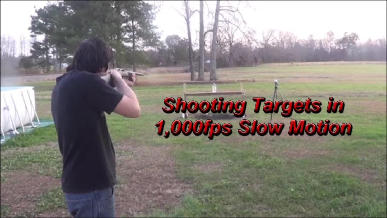 Shooting Targets with a .22 in 1,000fps Slow Motion! - YouTube