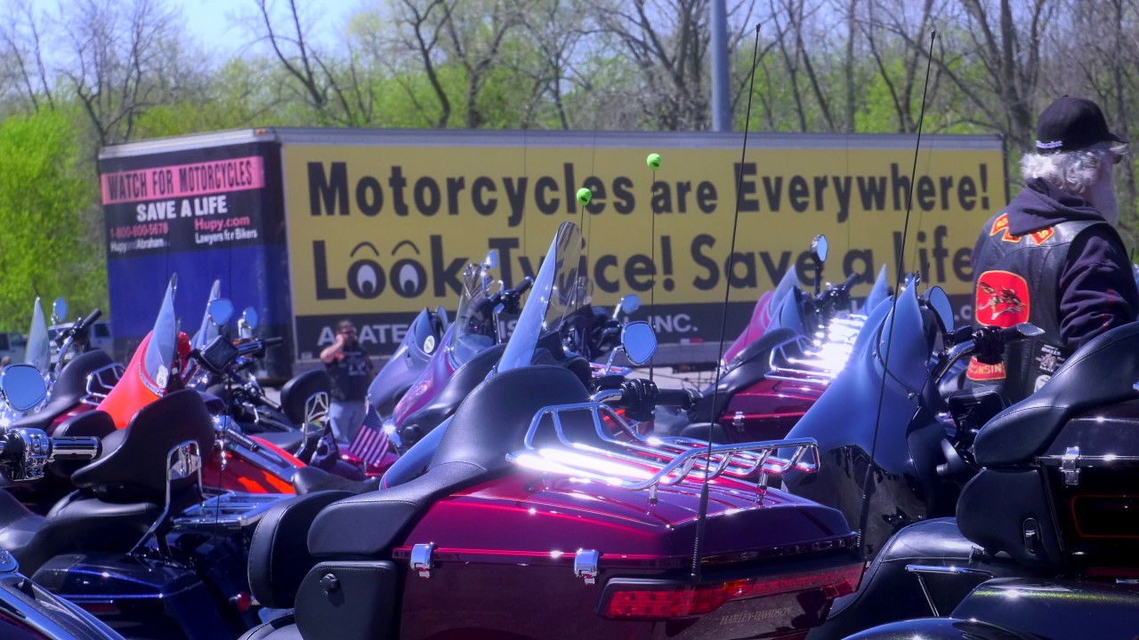 Behind the Handlebars - 32nd Annual Road Runners MC Bike Blessing - YouTube