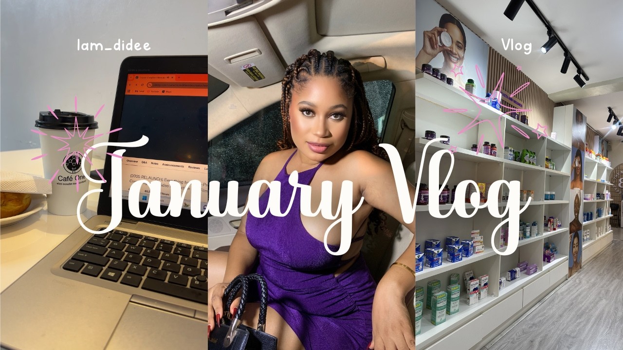 A Month Setting My Tone For The Year/ JANUARY VLOG - YouTube
