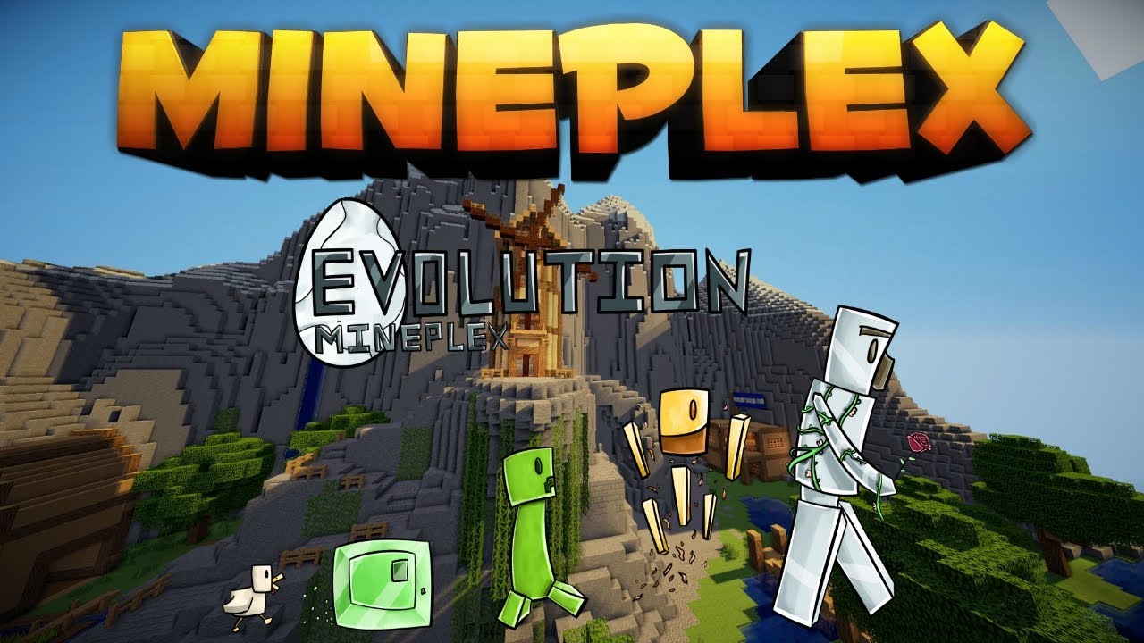 Minecraft Mineplex - New Minigame - EVOLUTION - YouTube