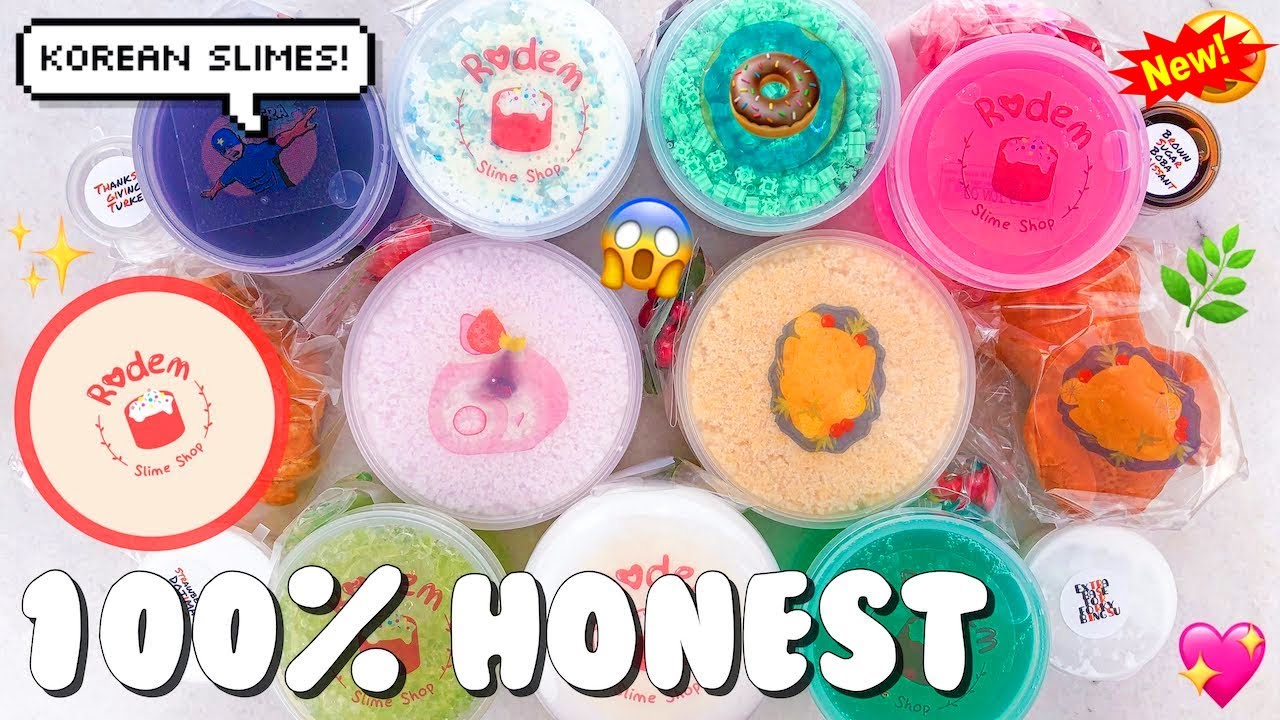 SLIME REVIEW OF MY FAVORITE UNDERRATED SLIME SHOP! 100 HONEST - YouTube