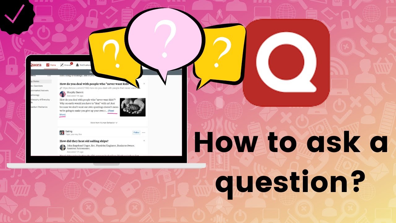 How to ask a question on Quora? - YouTube