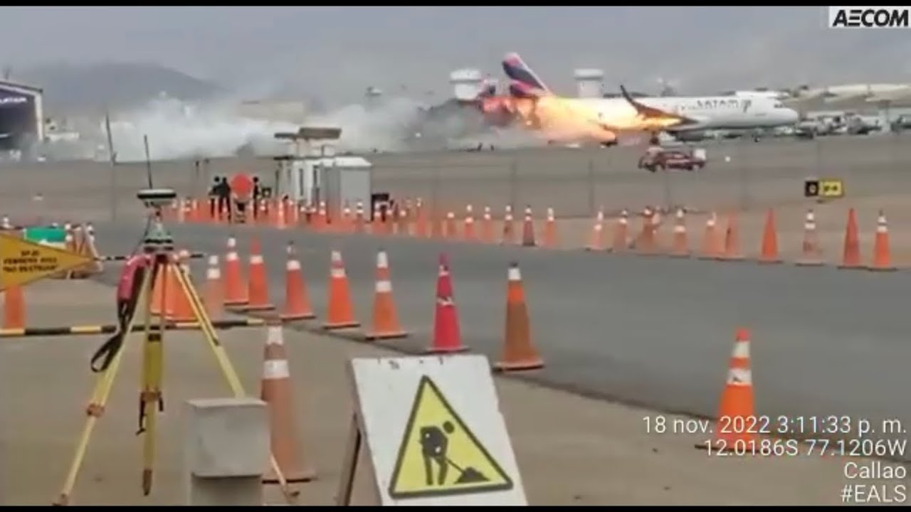 LATAM plane crash (New Angle) #planecrash #fyp - YouTube
