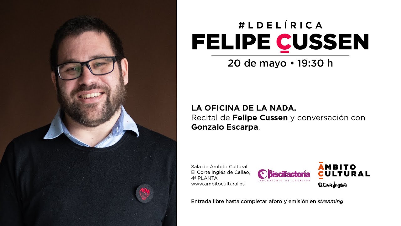 Ciclo #LdeLírica l Recital y conversación de Felipe Cussen - YouTube