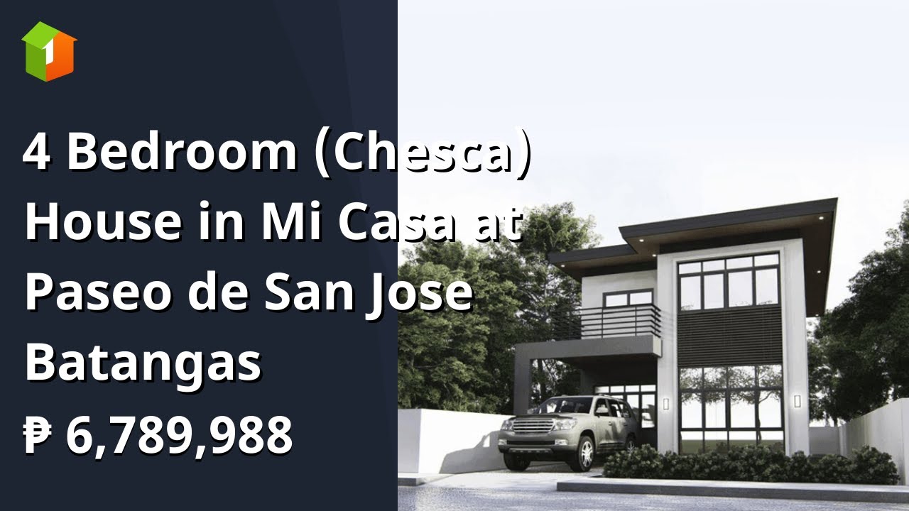4 Bedroom (Chesca) House in Mi Casa at Paseo de San Jose Batangas - YouTube