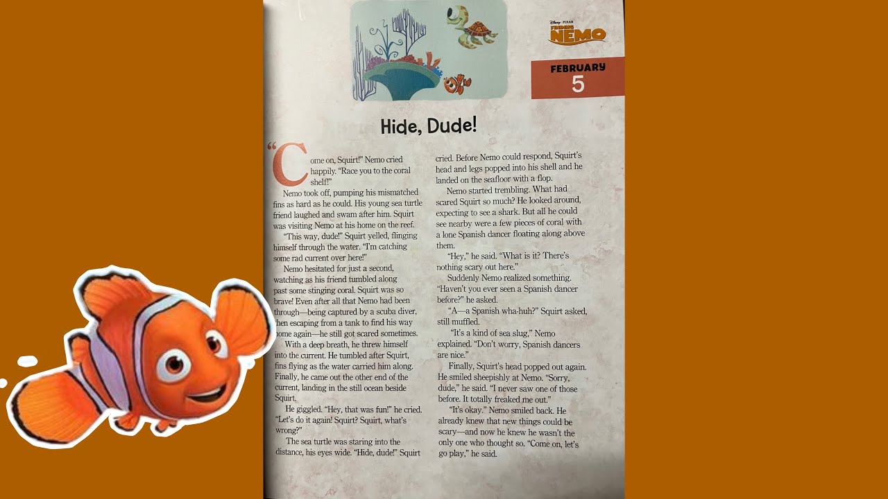 Disney Pixar Finding Nemo: Hide, Dude! #findingnemo #disneypixar - YouTube