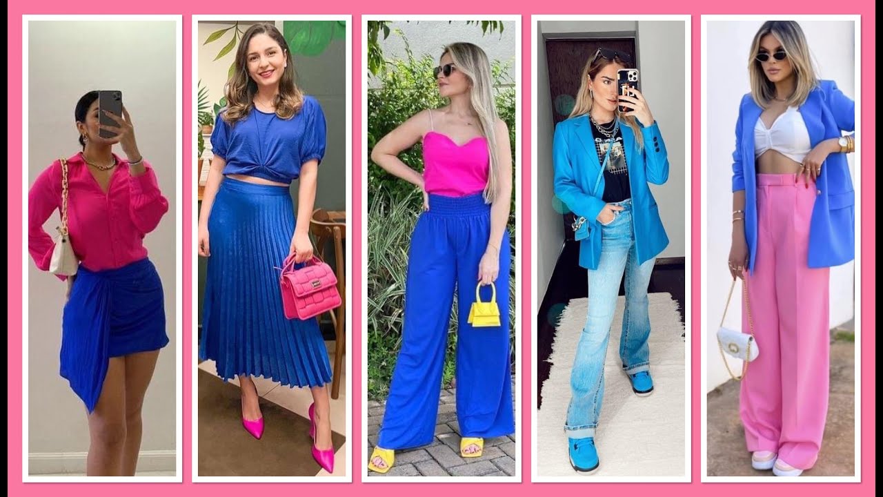 Cómo vestir bonito en el verano con el color azul 😍 ☀️💙 hermosos ...