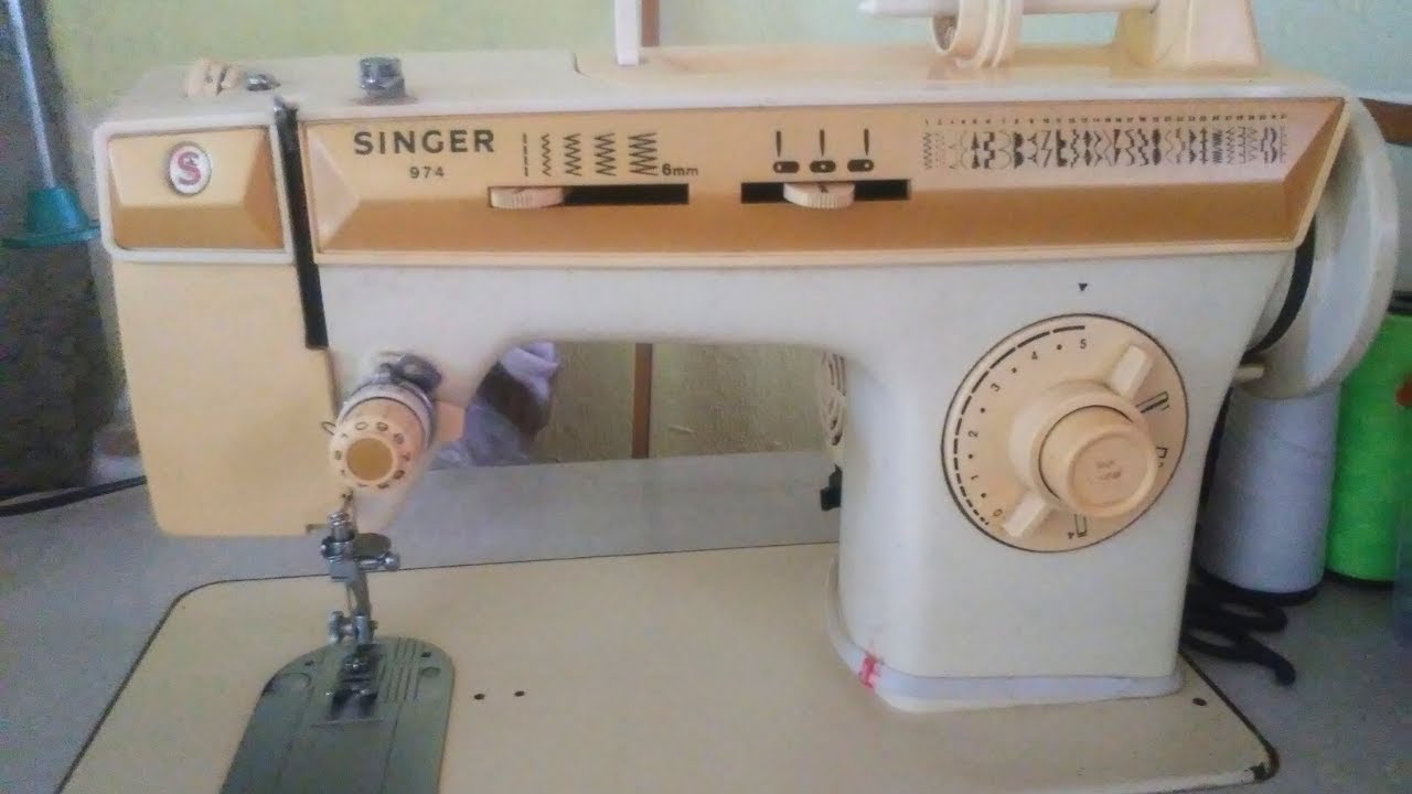 MAQUINA SINGER 974 l MAQUINA DOMÉSTICA CASEIRA - YouTube