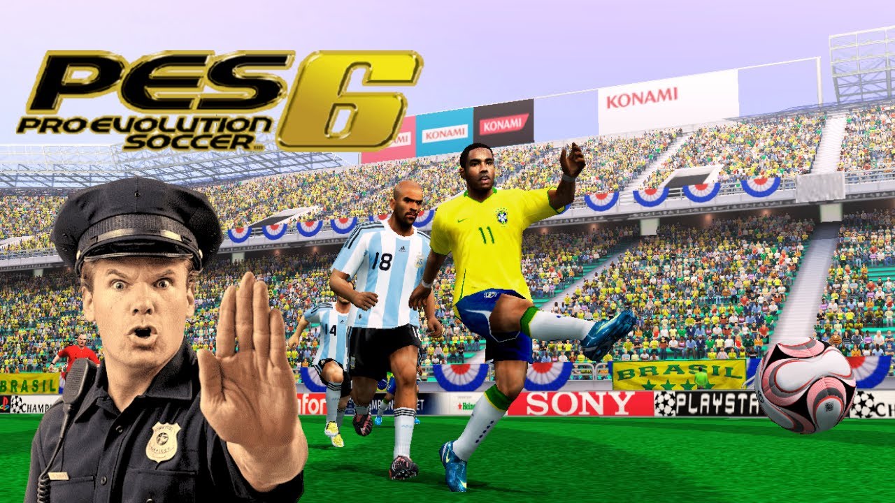 🏆 PES 6 GLADIATOR PATCH | BRAZIL v ARGENTINA 🎮 - YouTube