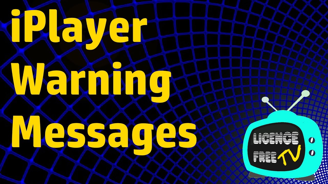 26 | iPlayer Warning Messages | Licence Free TV - YouTube