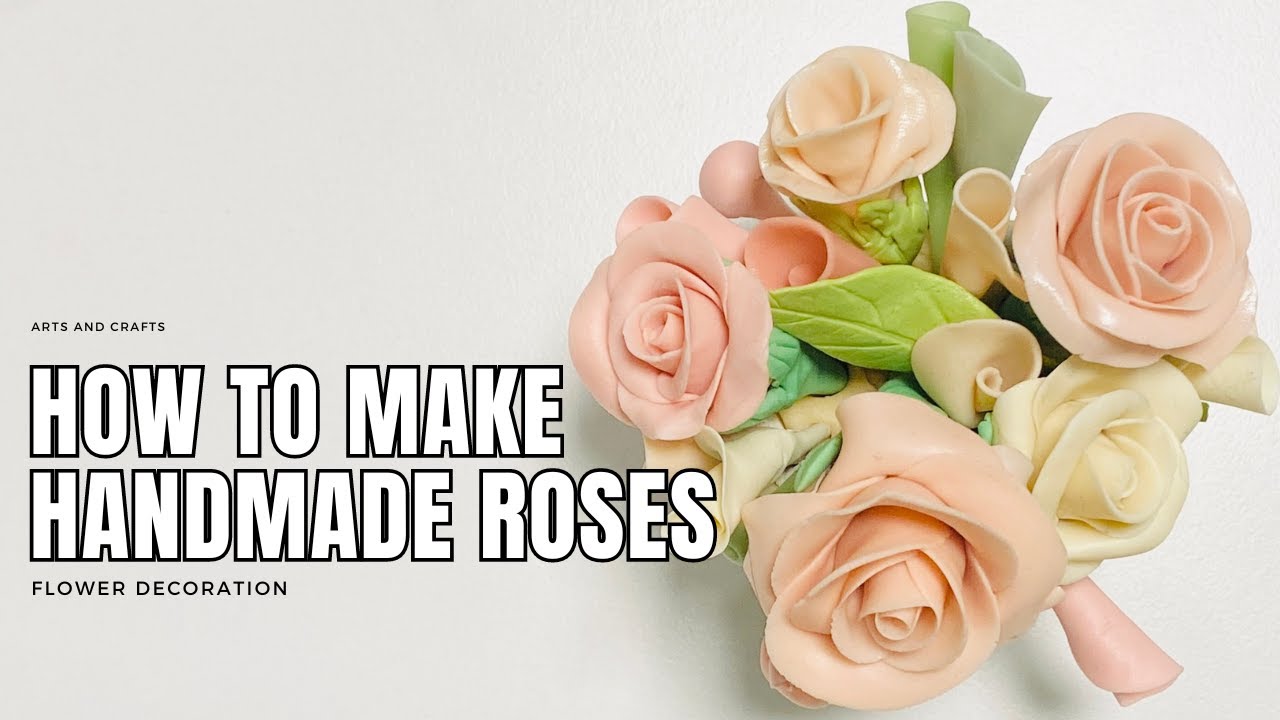 How to make Handmade Roses! - YouTube