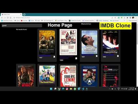 IMDB clone with basic html , css , vanilla js for coding ninja skill ...
