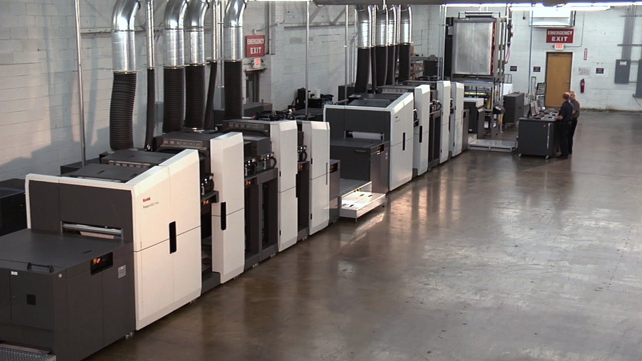 Customer Impressions The KODAK PROSPER 6000 Press at Japs-Olson - YouTube