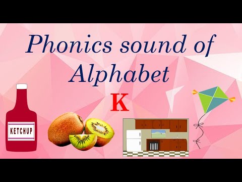 Alphabet K - Phonetics, Pictures, Phonics rhyme, Trivia time - YouTube